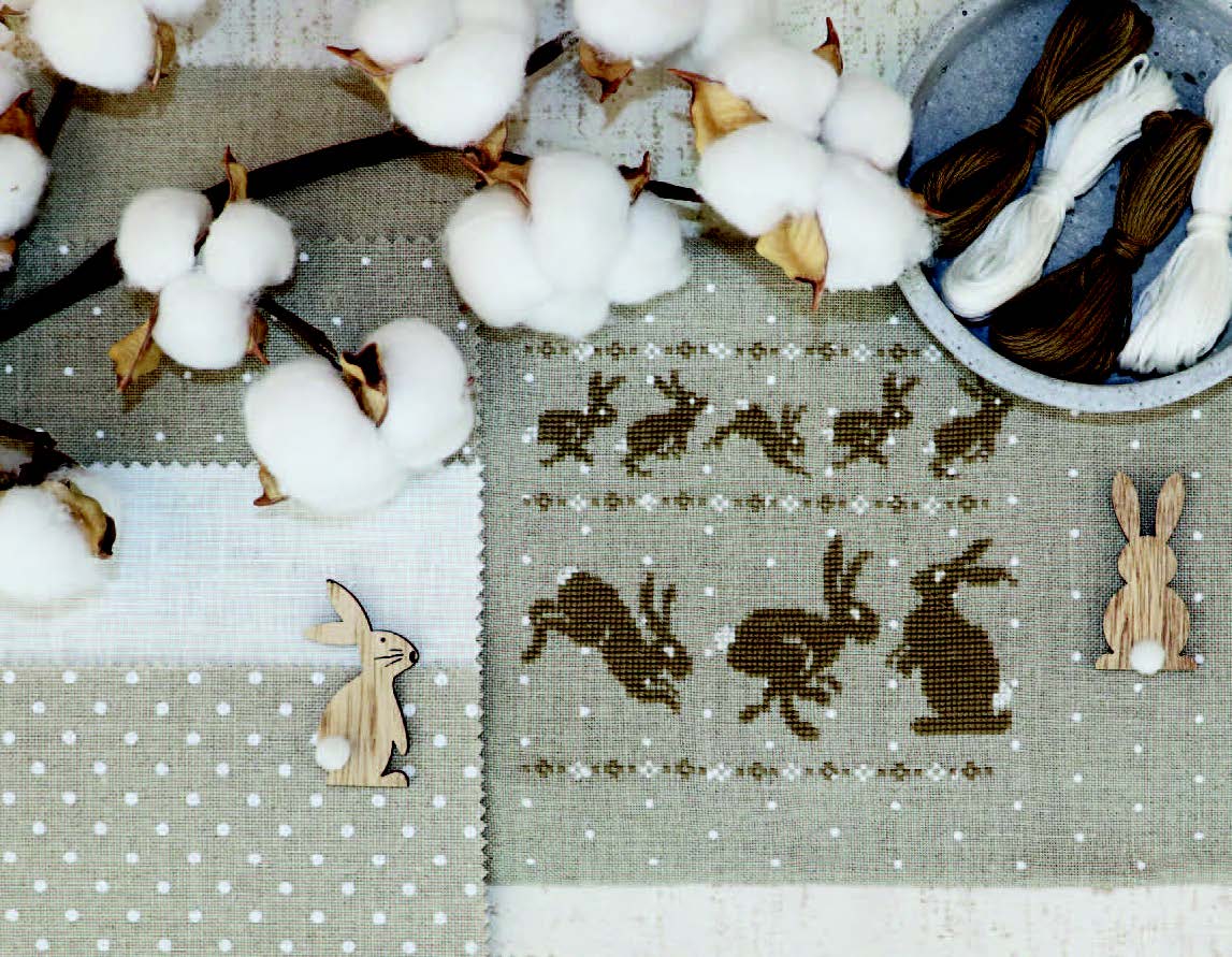 Free Zweigart Cross Stitch Chart - Easter Bunny – Punto y Arte