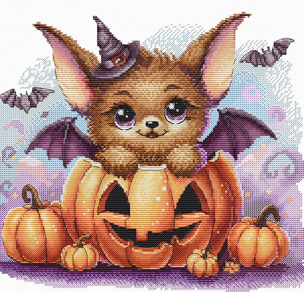 AVA P061 – Halloween | Fun and Spooky Cross Stitch Kit – Punto y Arte
