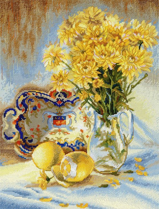Kit de Punto de Cruz MP Studia SNV-911 – Sunny Still Life – Punto y Arte